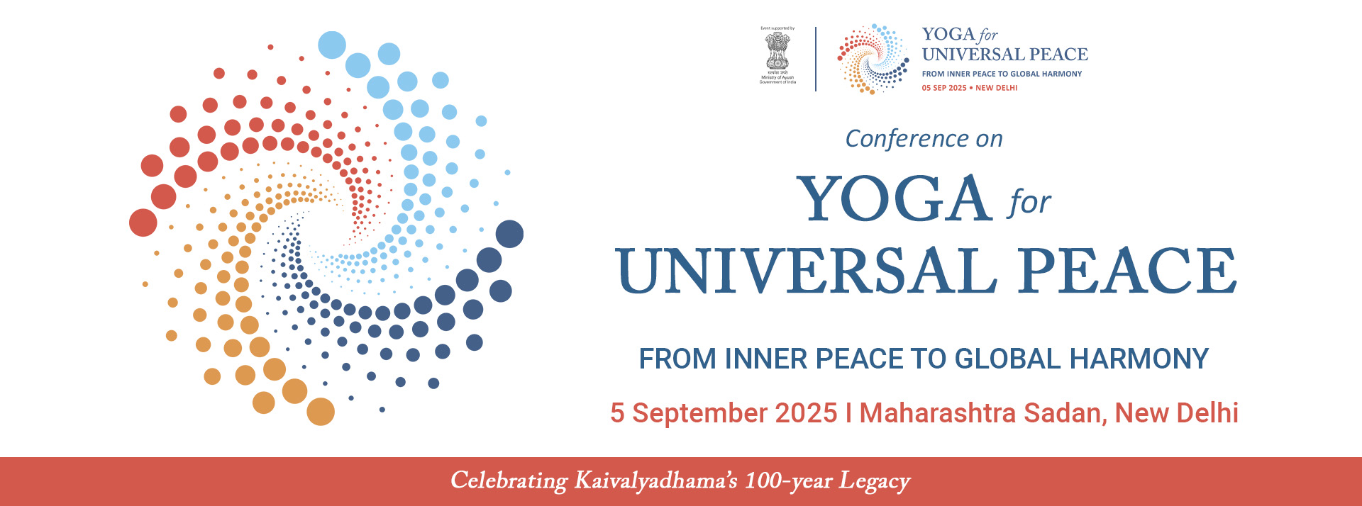 Conference on Yoga for Universal Peace - Kaivalyadhama
