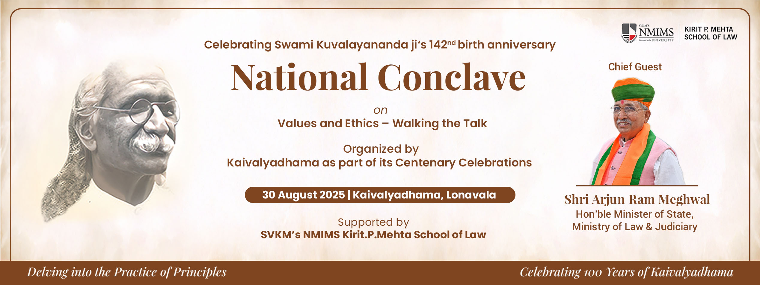 National Conclave on Values and Ethics – Walking the Talk - Kaivalyadhama